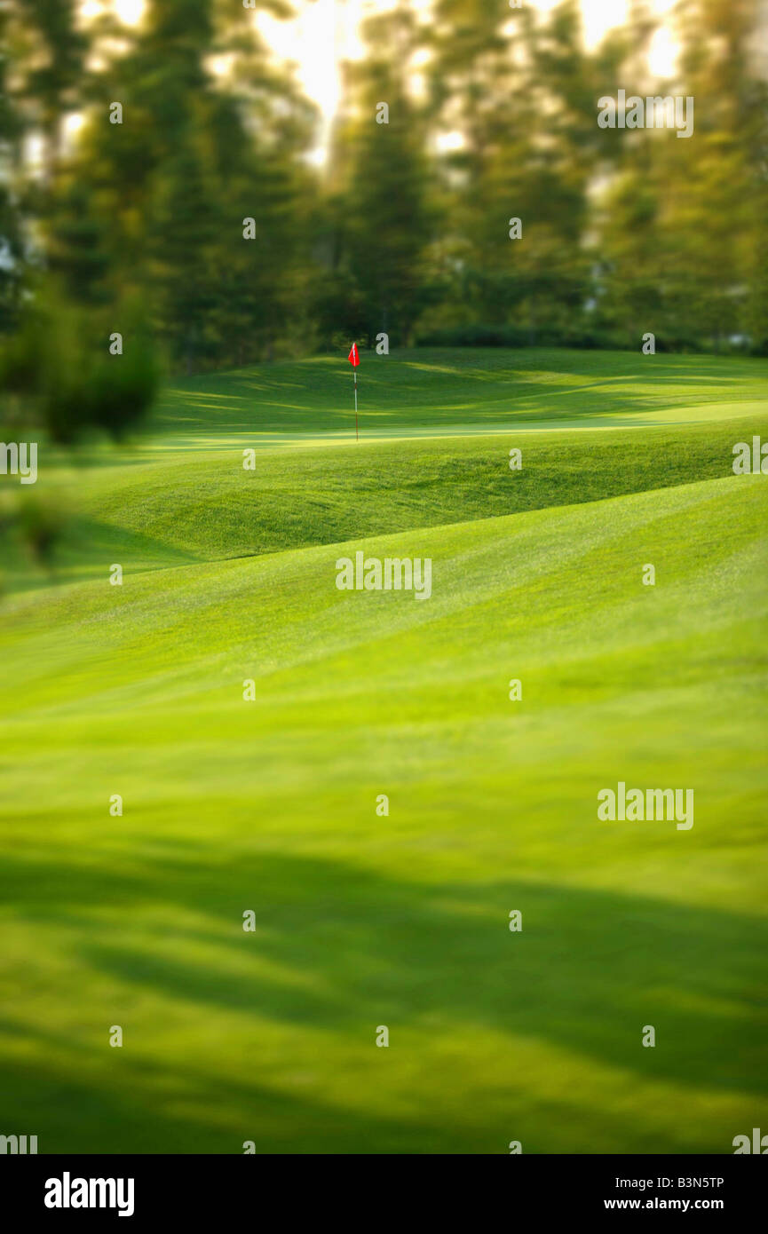 Golf Course View Stock Photo - Alamy