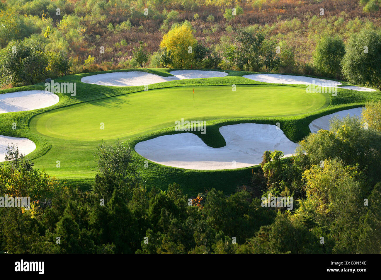 Golf Course View Stock Photo - Alamy
