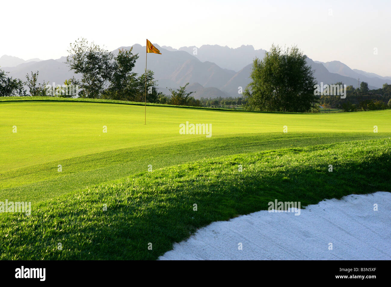 Golf Course View Stock Photo - Alamy