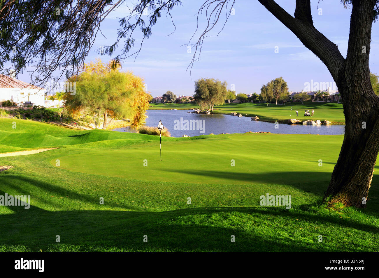 Golf Course View Stock Photo - Alamy