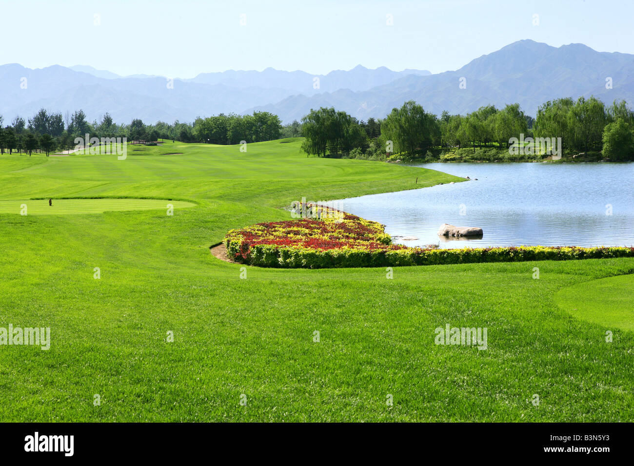 Golf Course View Stock Photo - Alamy