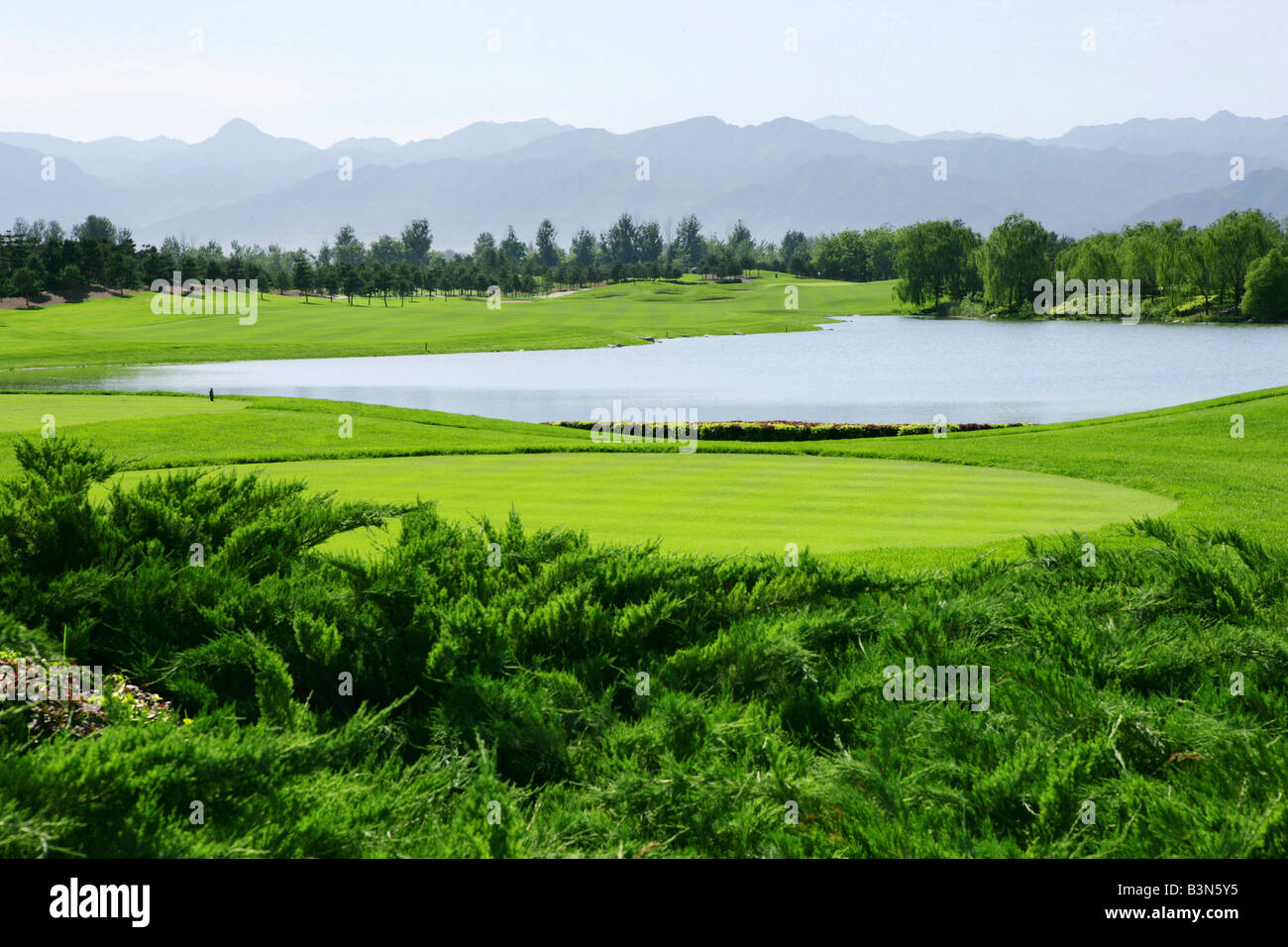 Golf Course View Stock Photo - Alamy