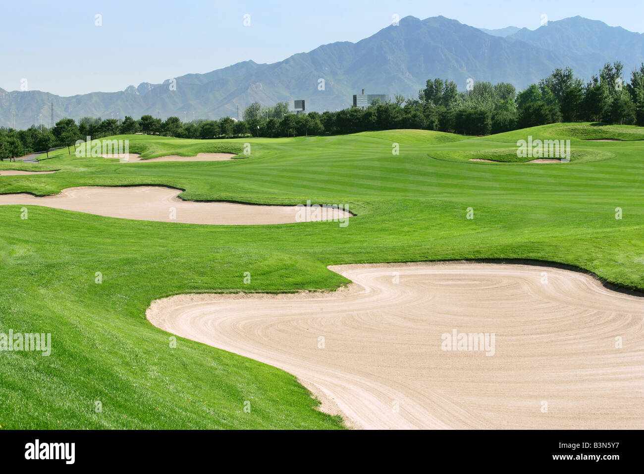 Golf Course View Stock Photo - Alamy