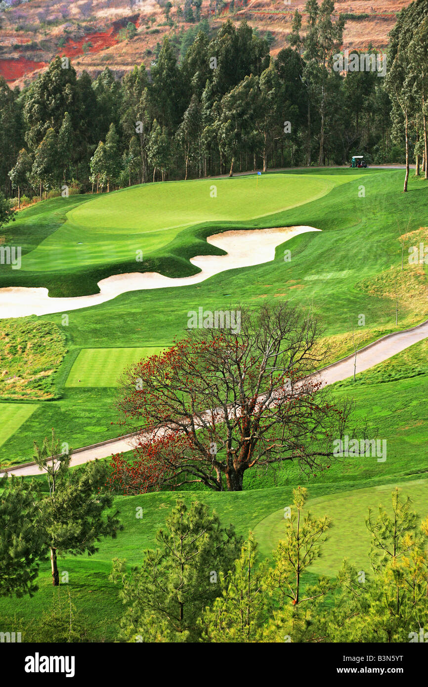 Golf Course View Stock Photo - Alamy