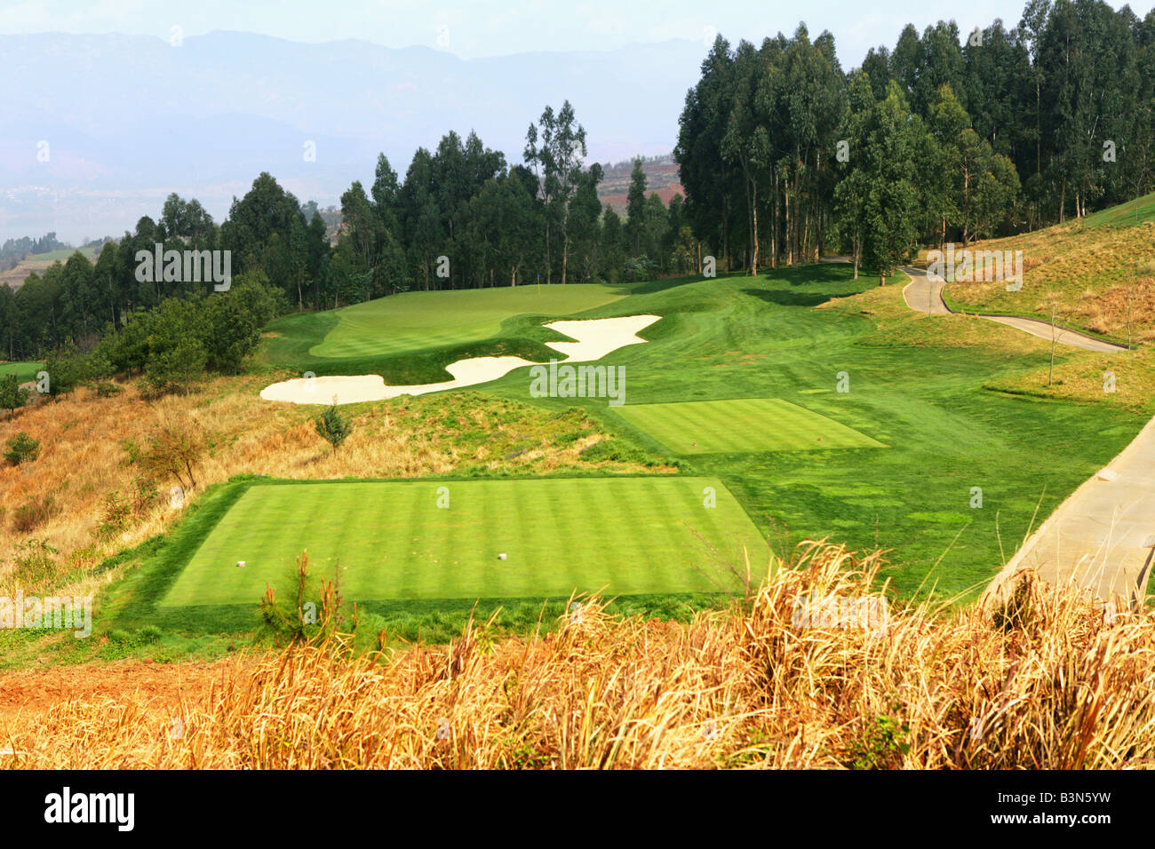 Golf Course View Stock Photo - Alamy