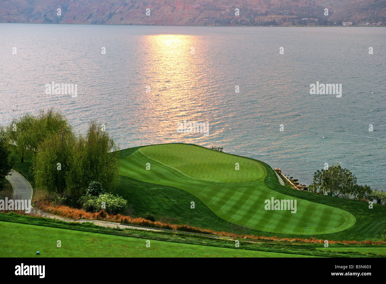 Golf Course View Stock Photo - Alamy