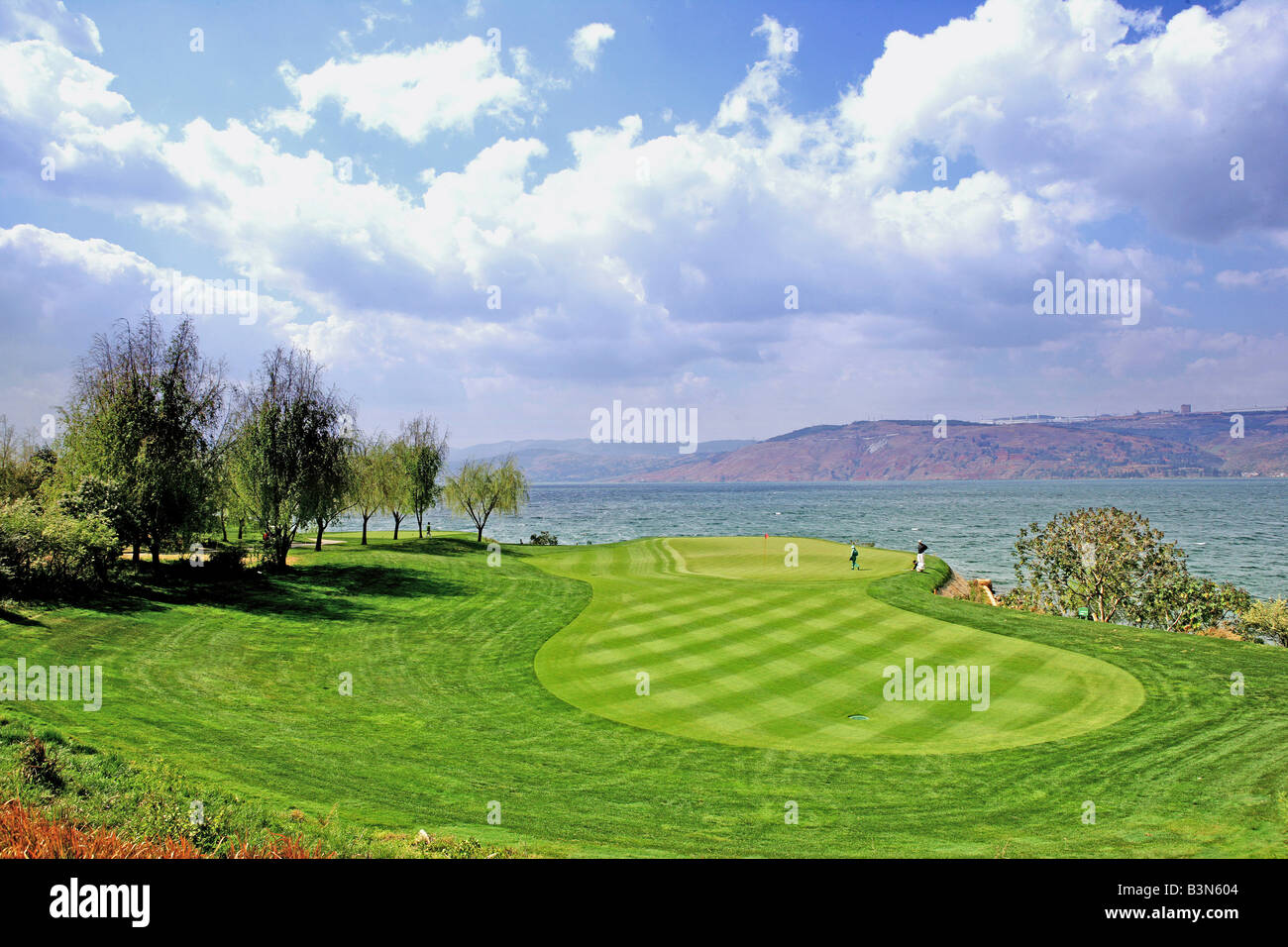 Golf Course View Stock Photo - Alamy