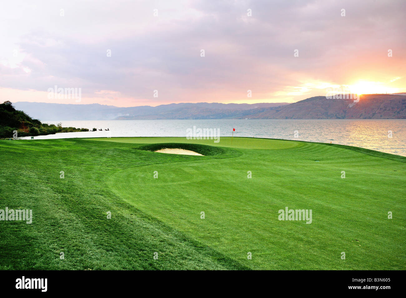 Golf Course View Stock Photo - Alamy