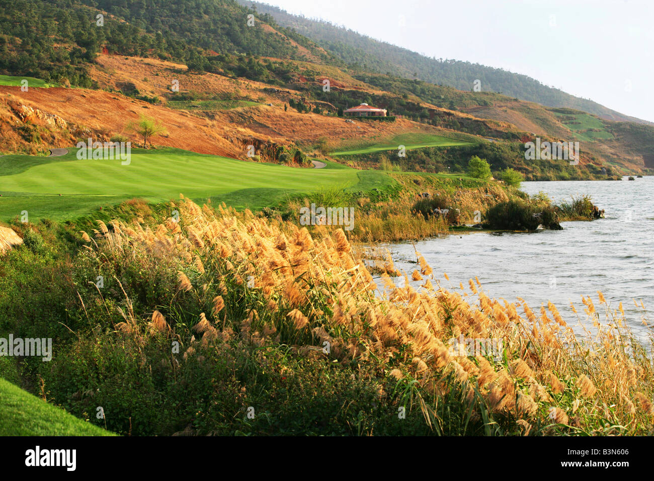 Golf Course View Stock Photo - Alamy