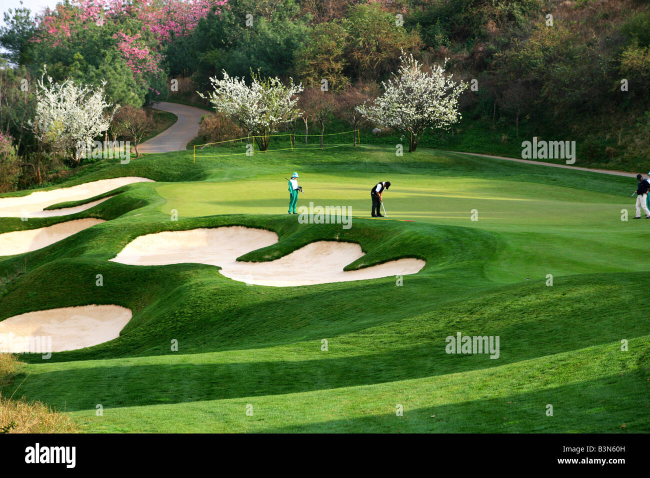 Golf Course View Stock Photo - Alamy