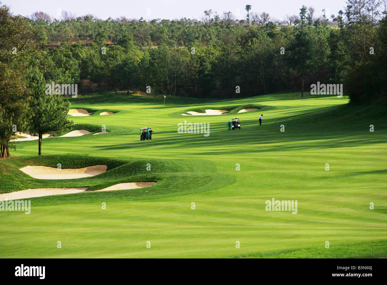 Golf Course View Stock Photo - Alamy