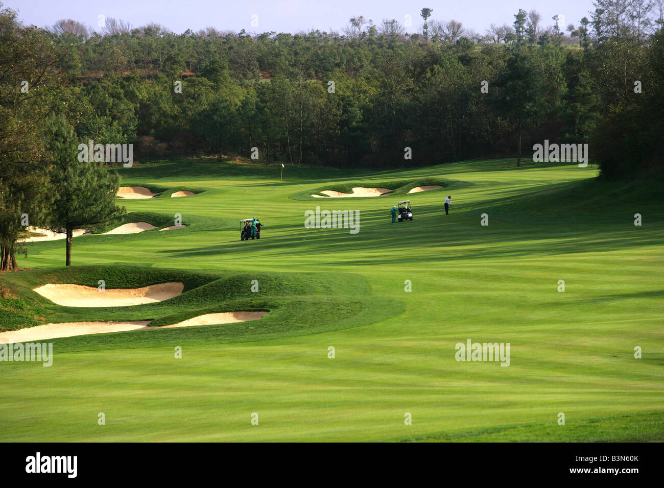 Golf Course View Stock Photo - Alamy