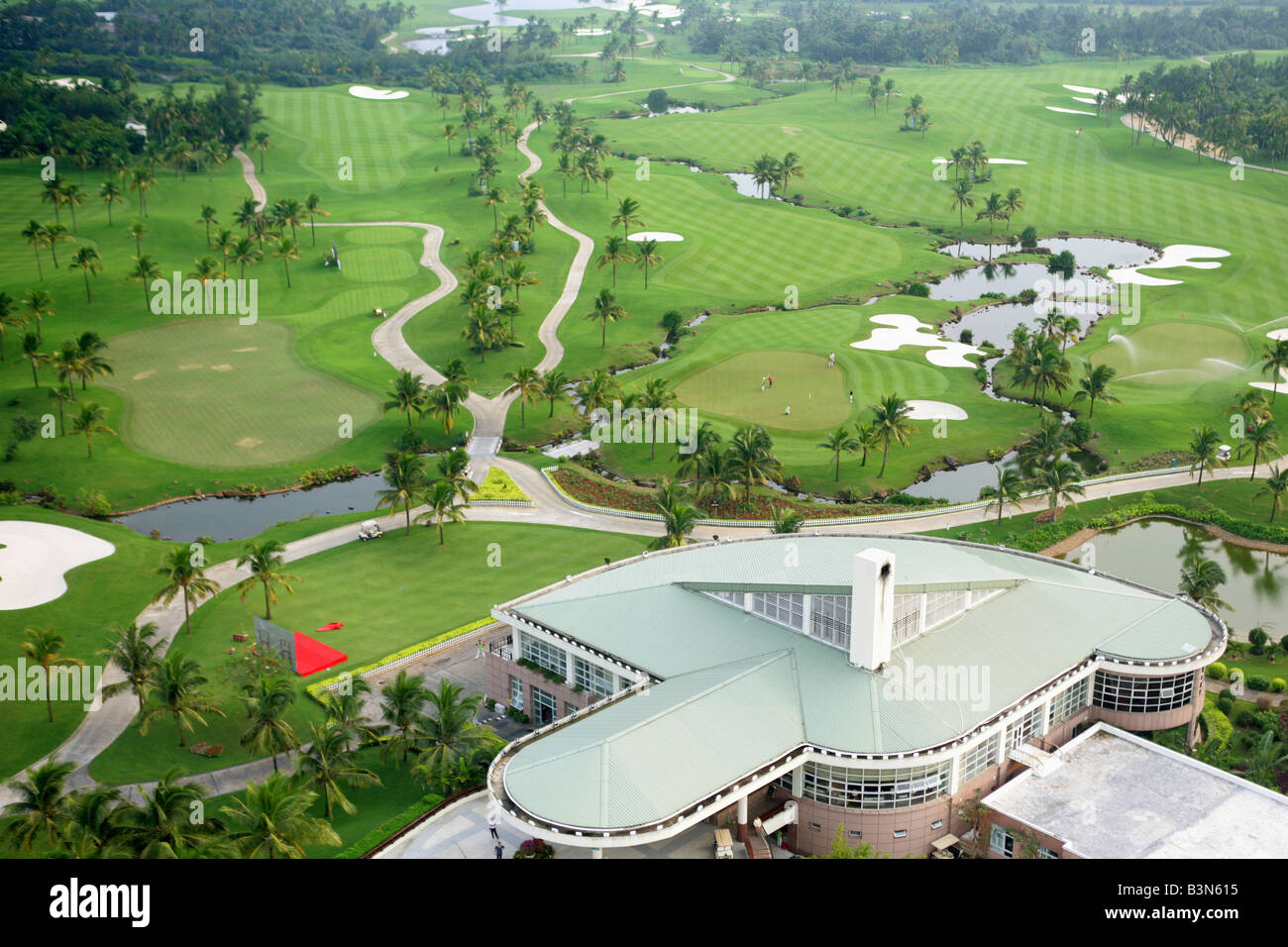 Golf Course View Stock Photo - Alamy