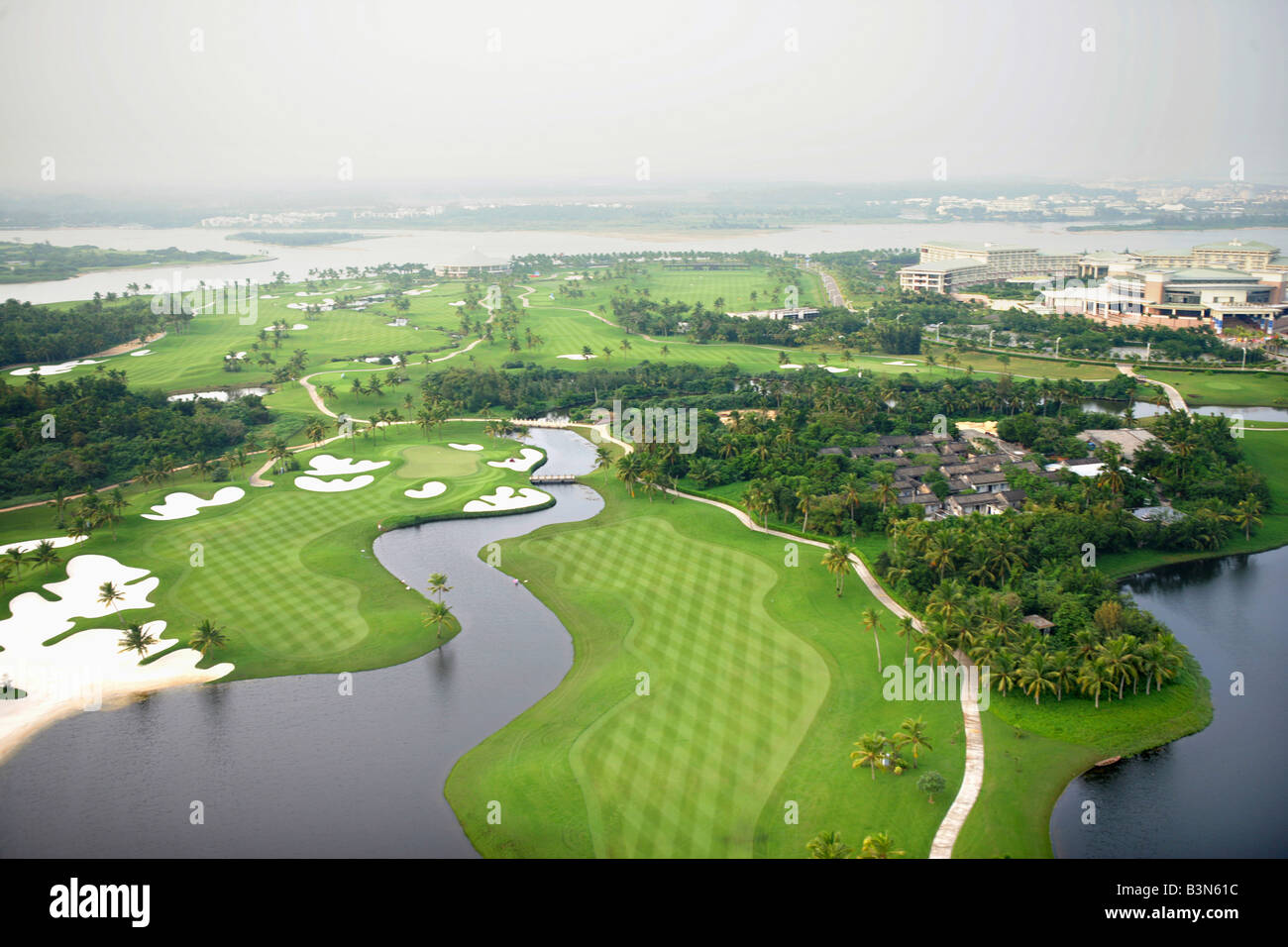 Golf Course View Stock Photo - Alamy