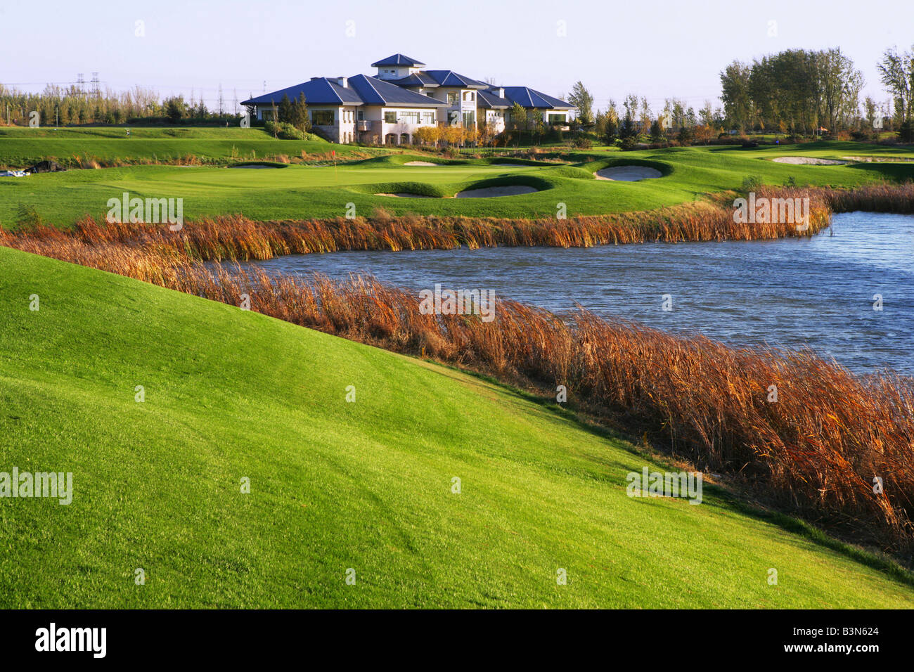 Golf Course View Stock Photo - Alamy