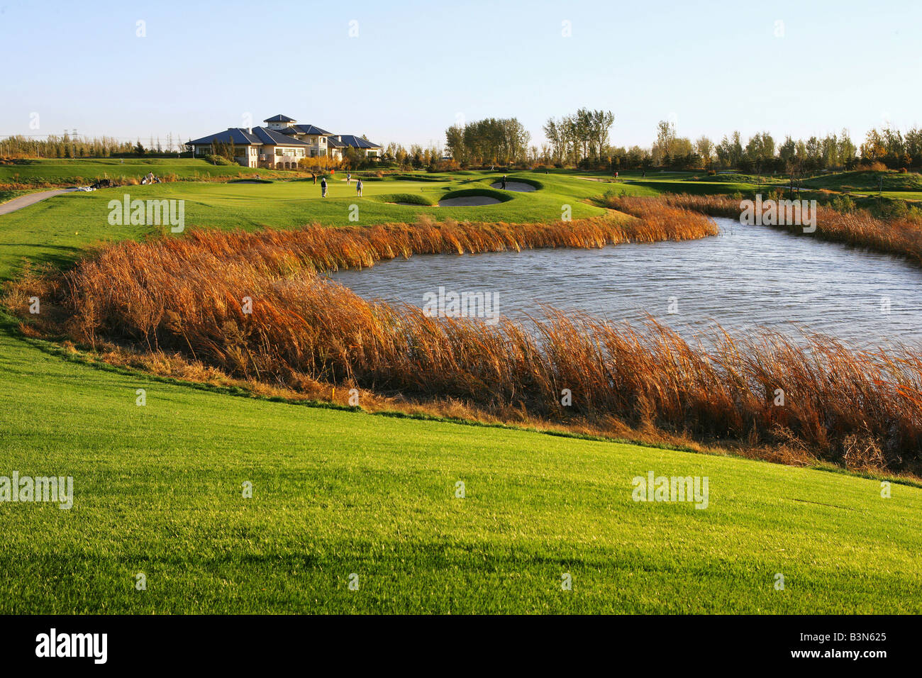 Golf Course View Stock Photo - Alamy