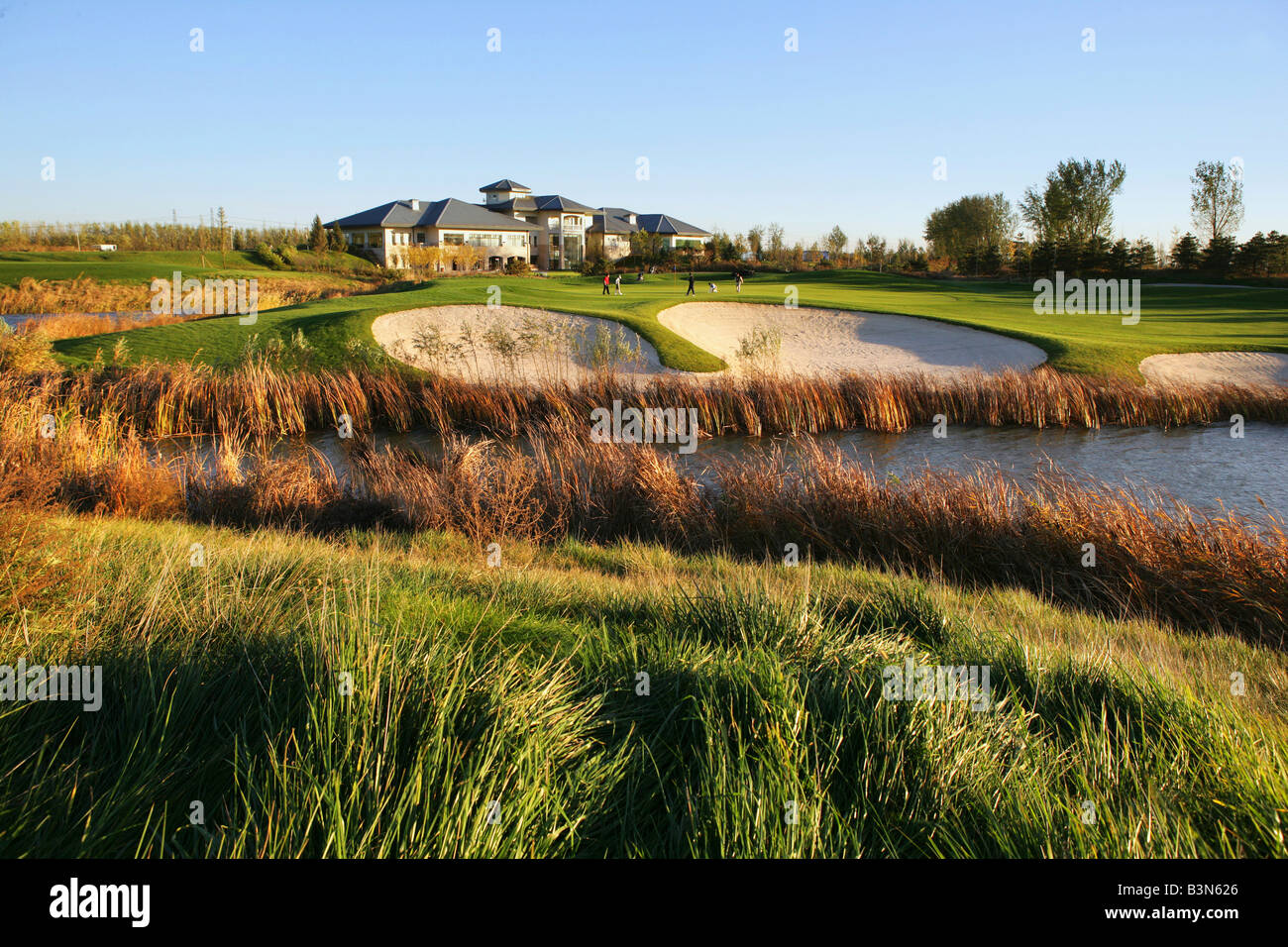 Golf Course View Stock Photo - Alamy