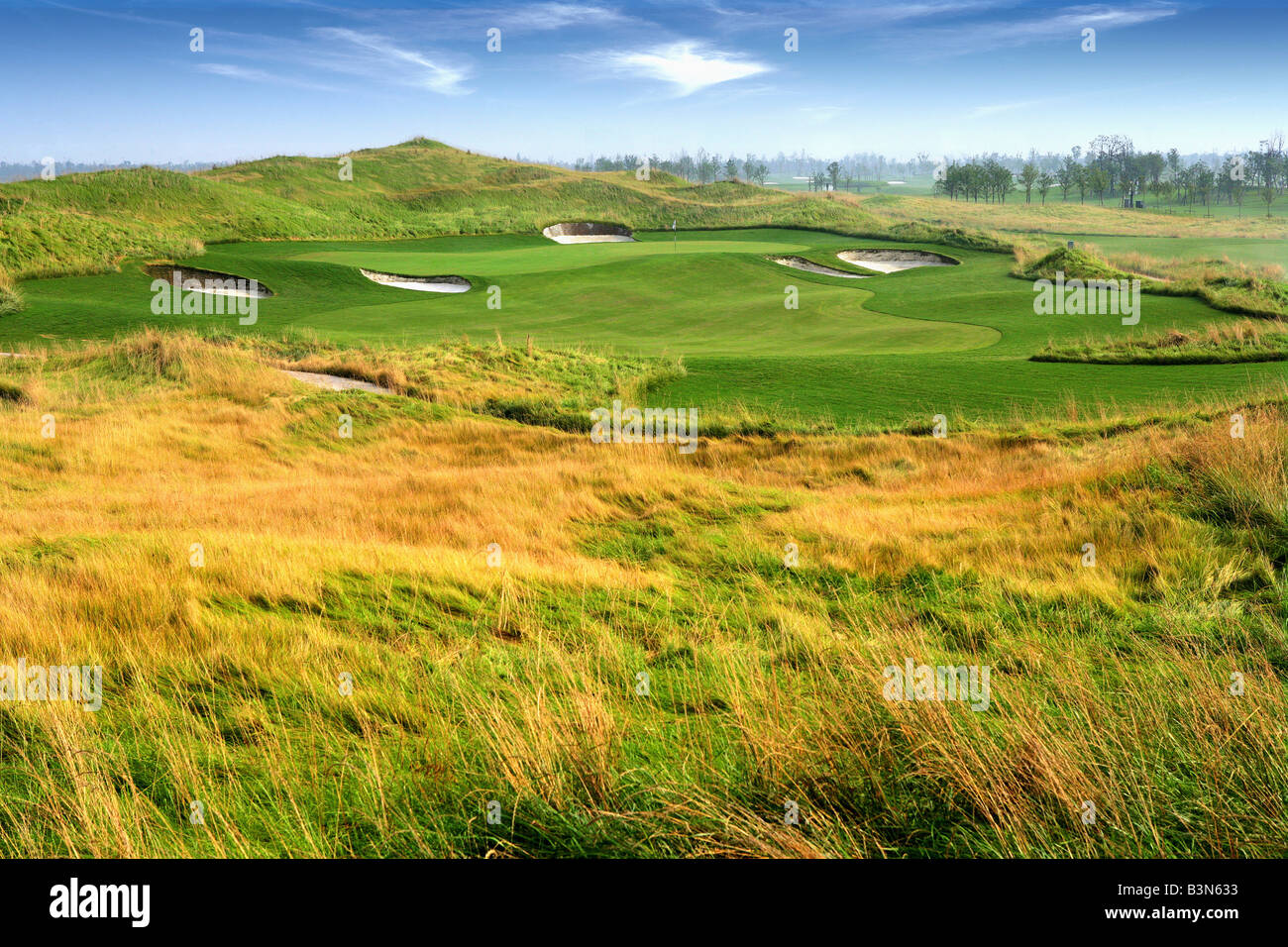 Golf Course View Stock Photo - Alamy