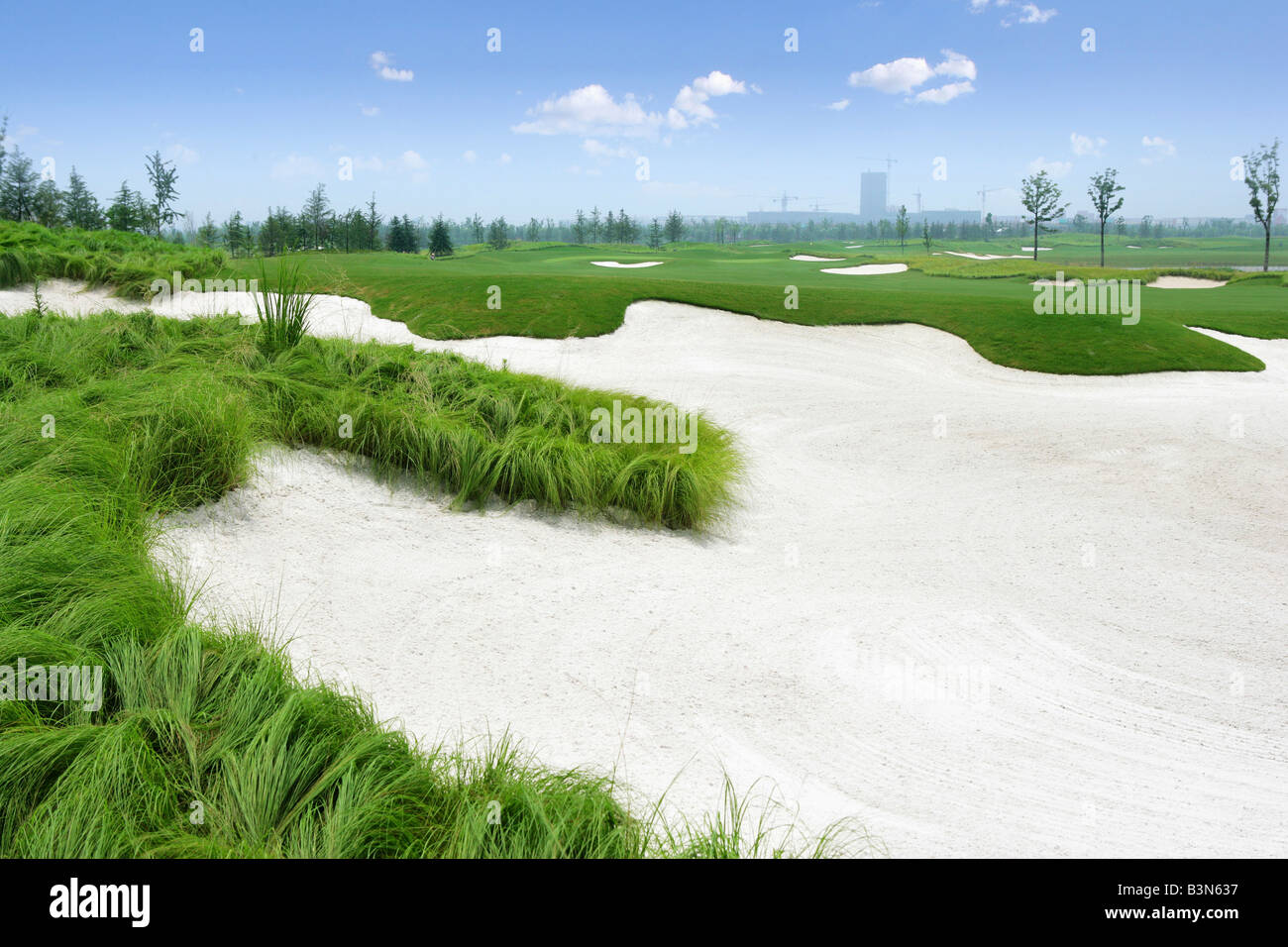 Golf Course View Stock Photo - Alamy
