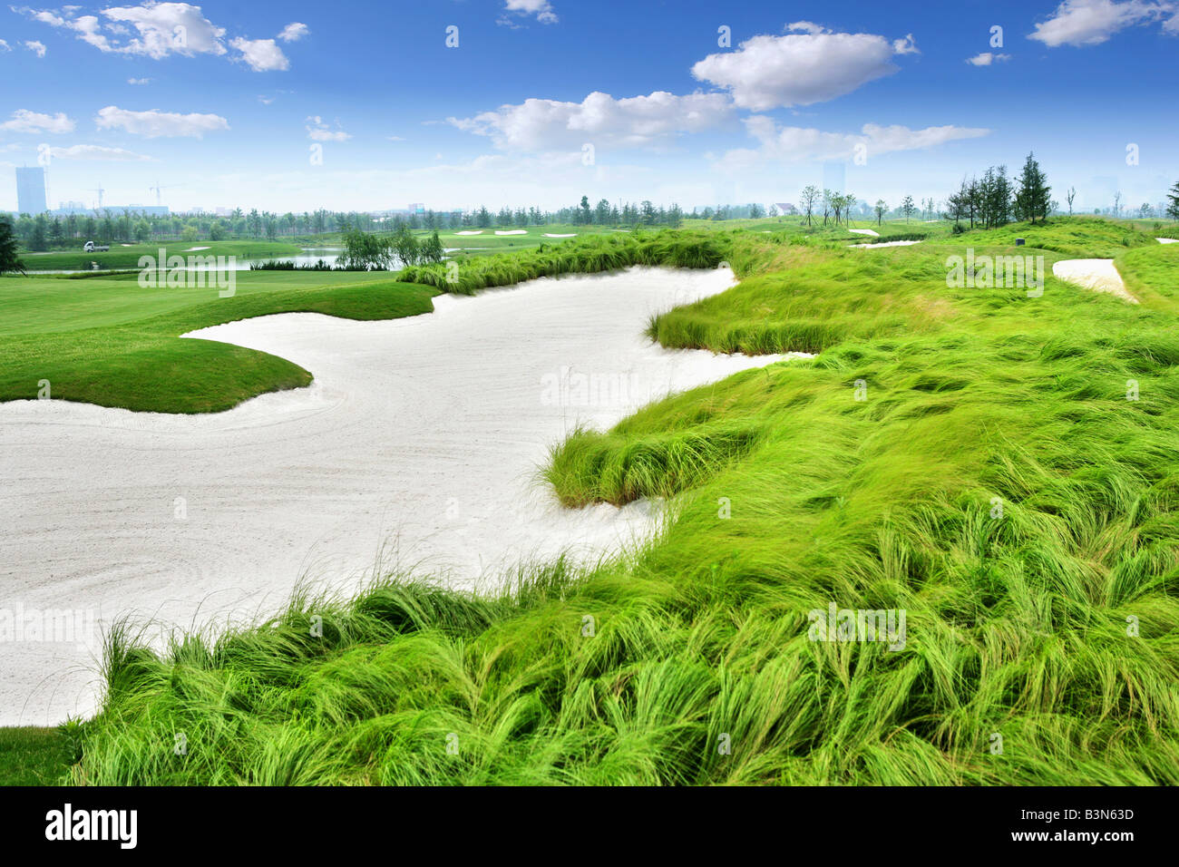 Golf Course View Stock Photo - Alamy
