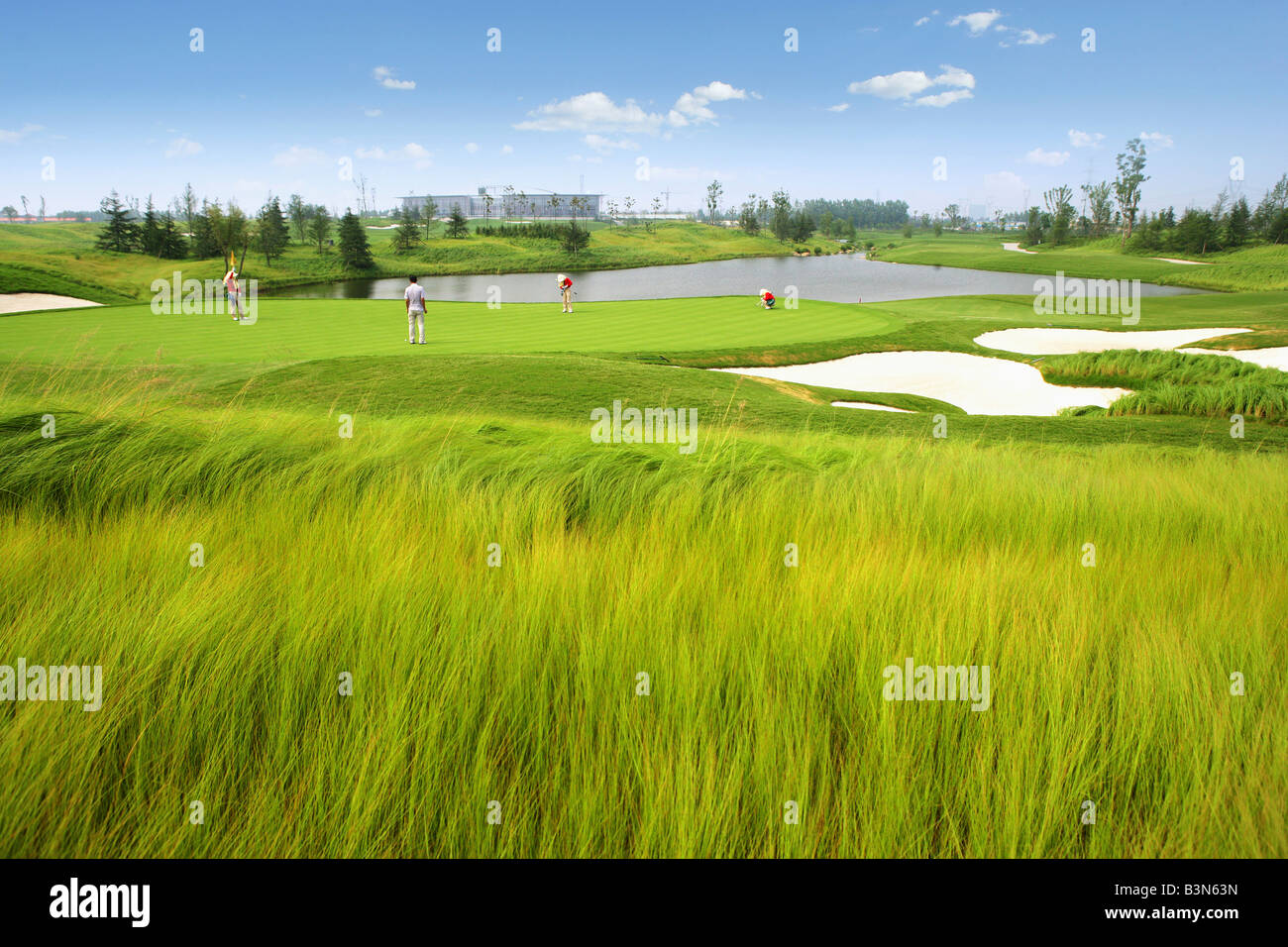 Golf Course View Stock Photo - Alamy