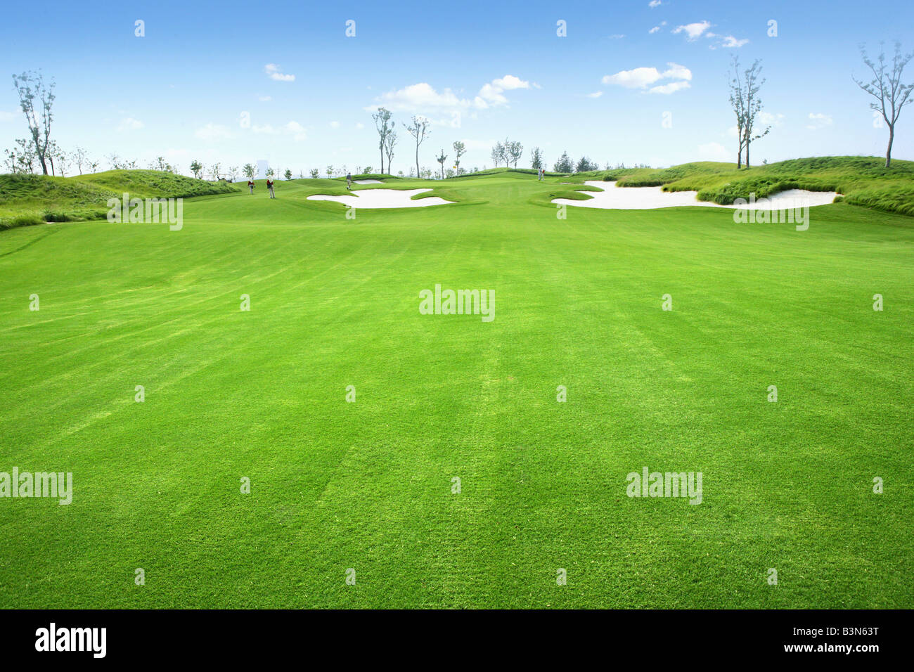 Golf Course View Stock Photo - Alamy