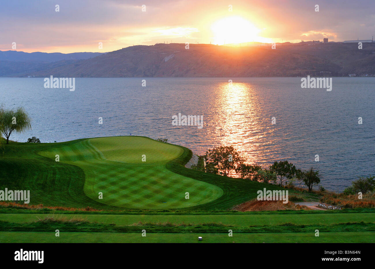 Golf Course View Stock Photo - Alamy