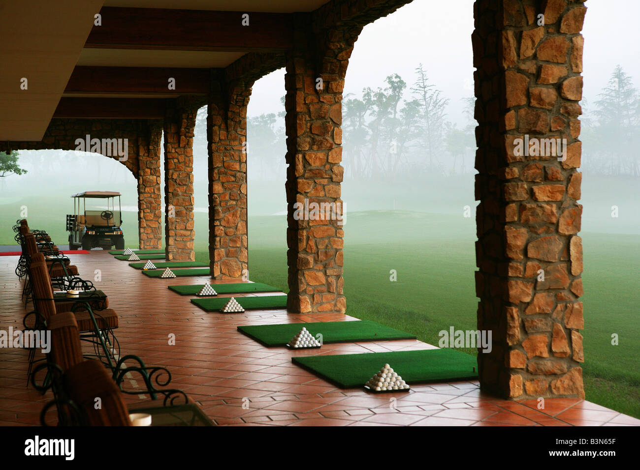Golf Course View Stock Photo - Alamy