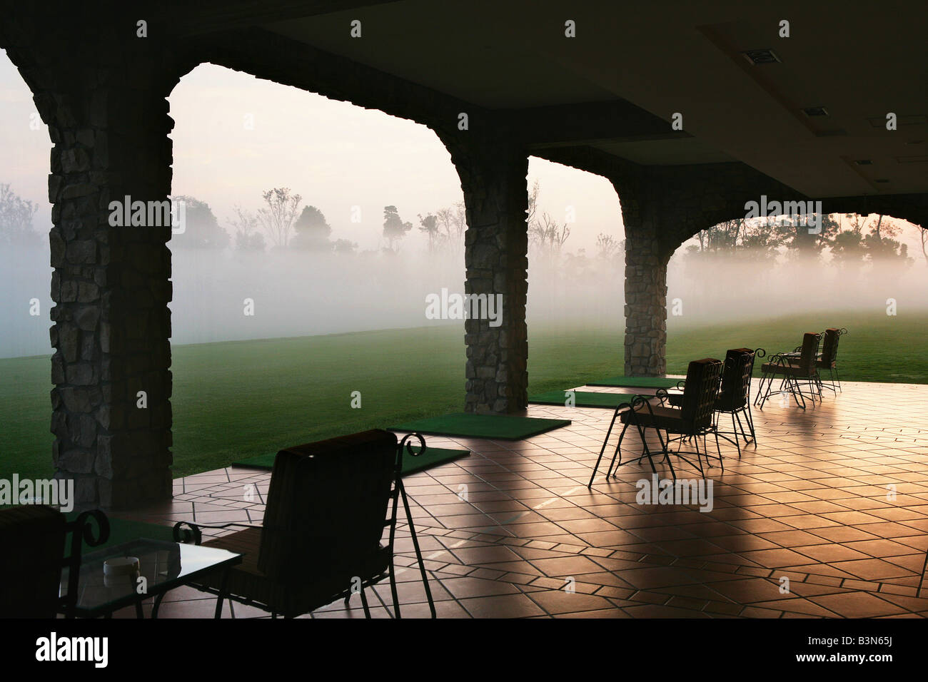 Golf Course View Stock Photo - Alamy