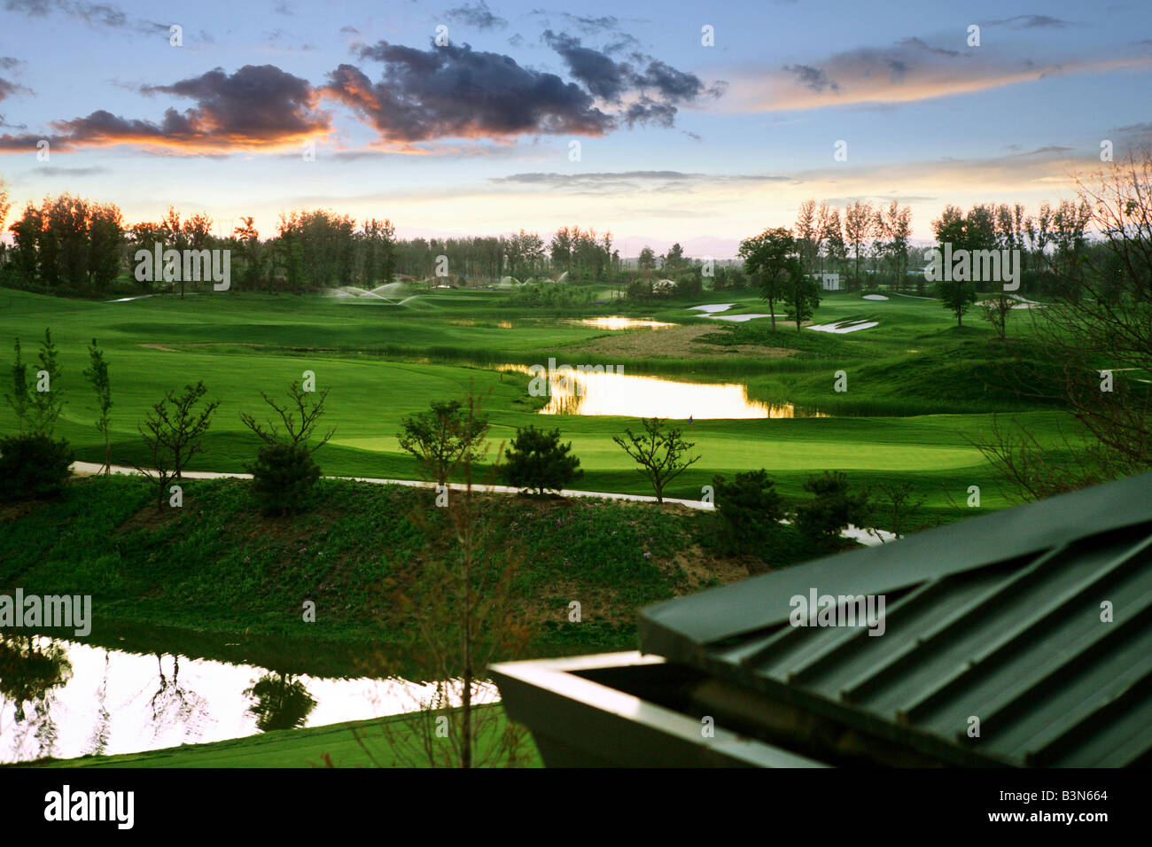 Golf Course View Stock Photo - Alamy