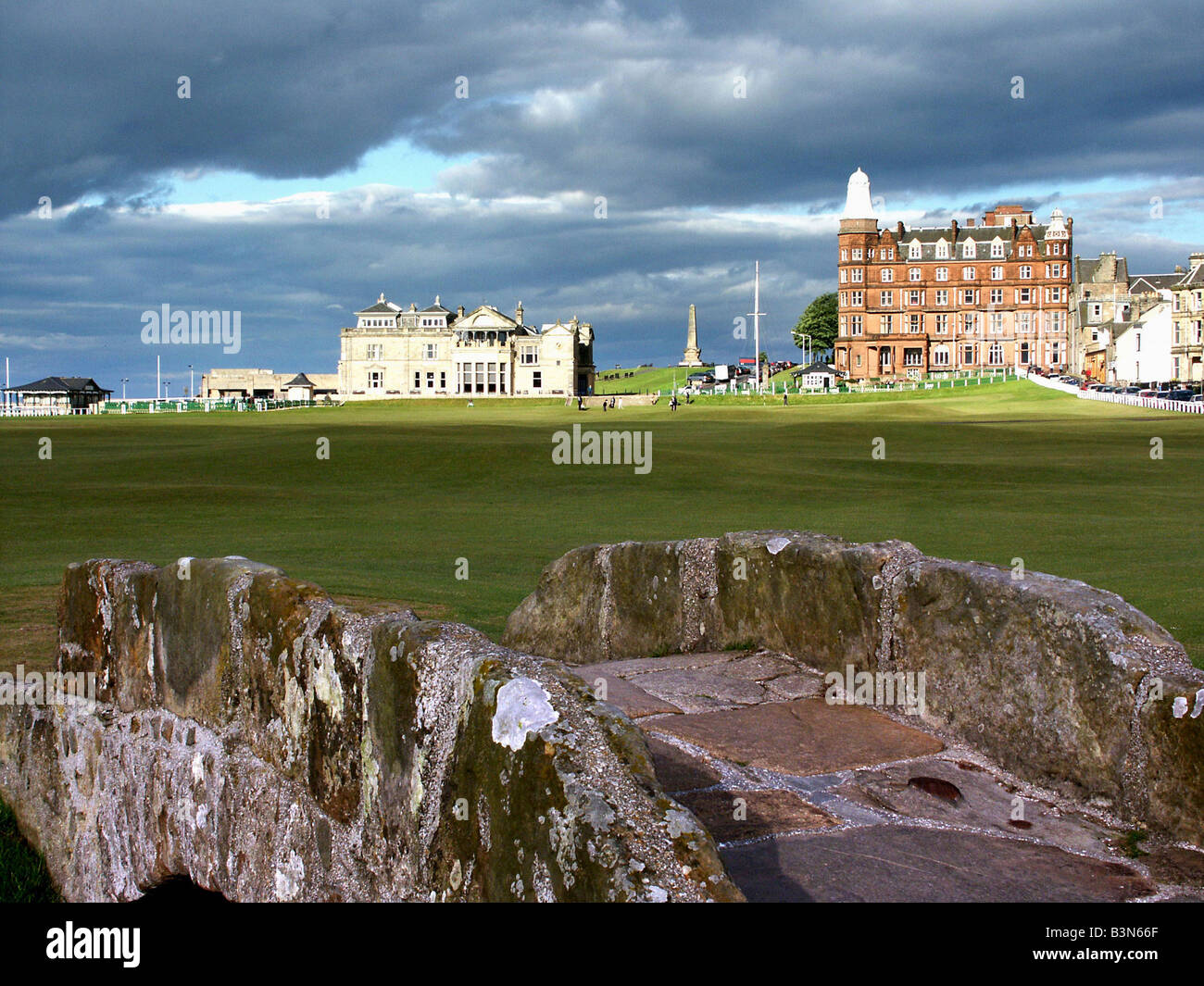 Buildings In Golf Course Stock Photo - Alamy
