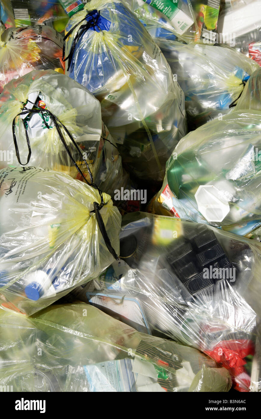 Garbage, rubbish bags, close up Stock Photo - Alamy