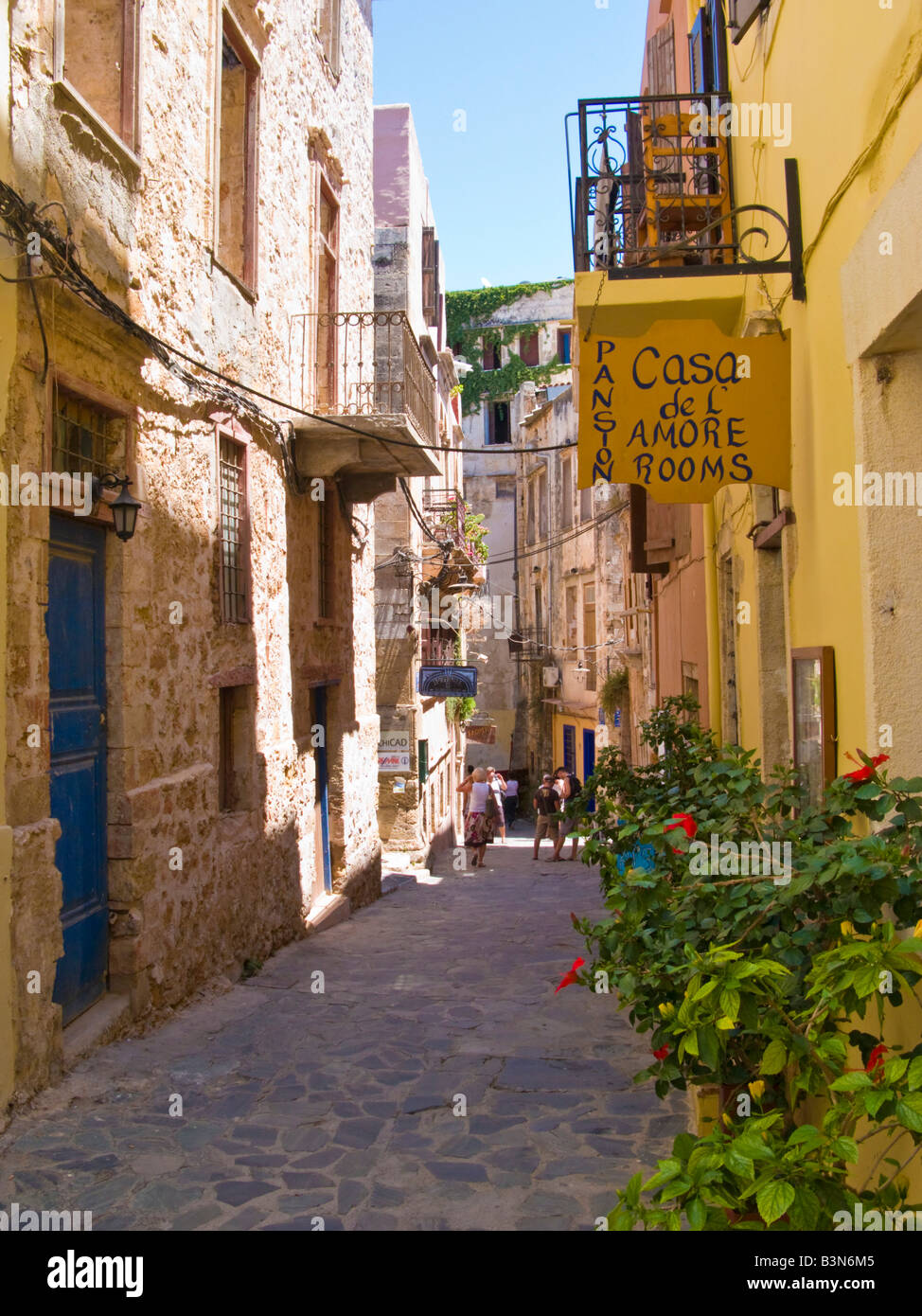 Greece streets hi-res stock photography and images - Alamy
