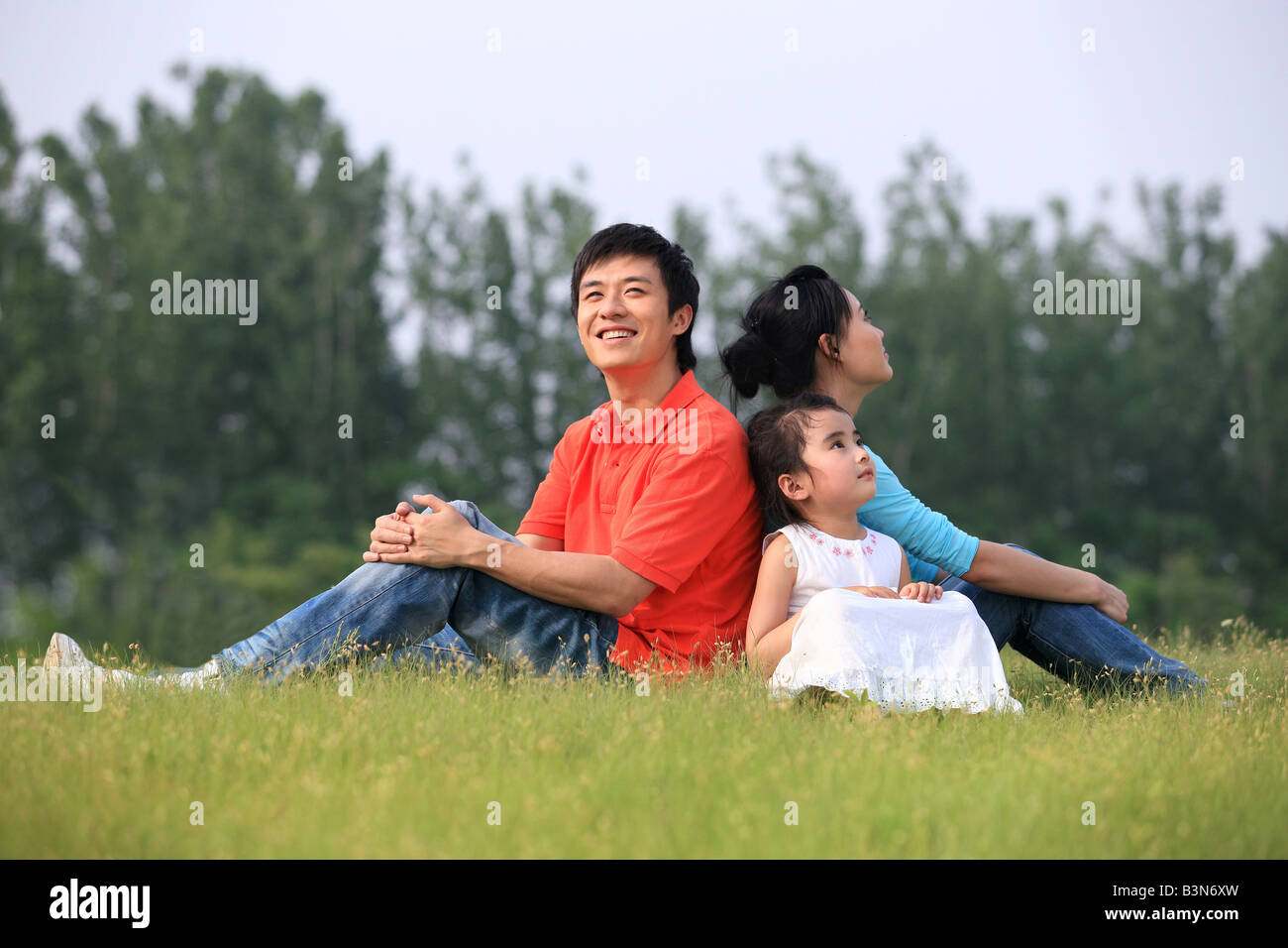 chinese families picnicing outdoors,beijing,china Stock Photo - Alamy