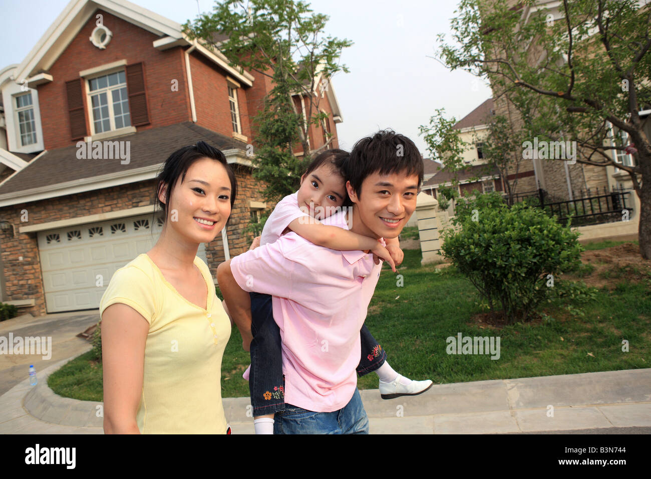chinese families walking outdoors,beijing,china Stock Photo - Alamy