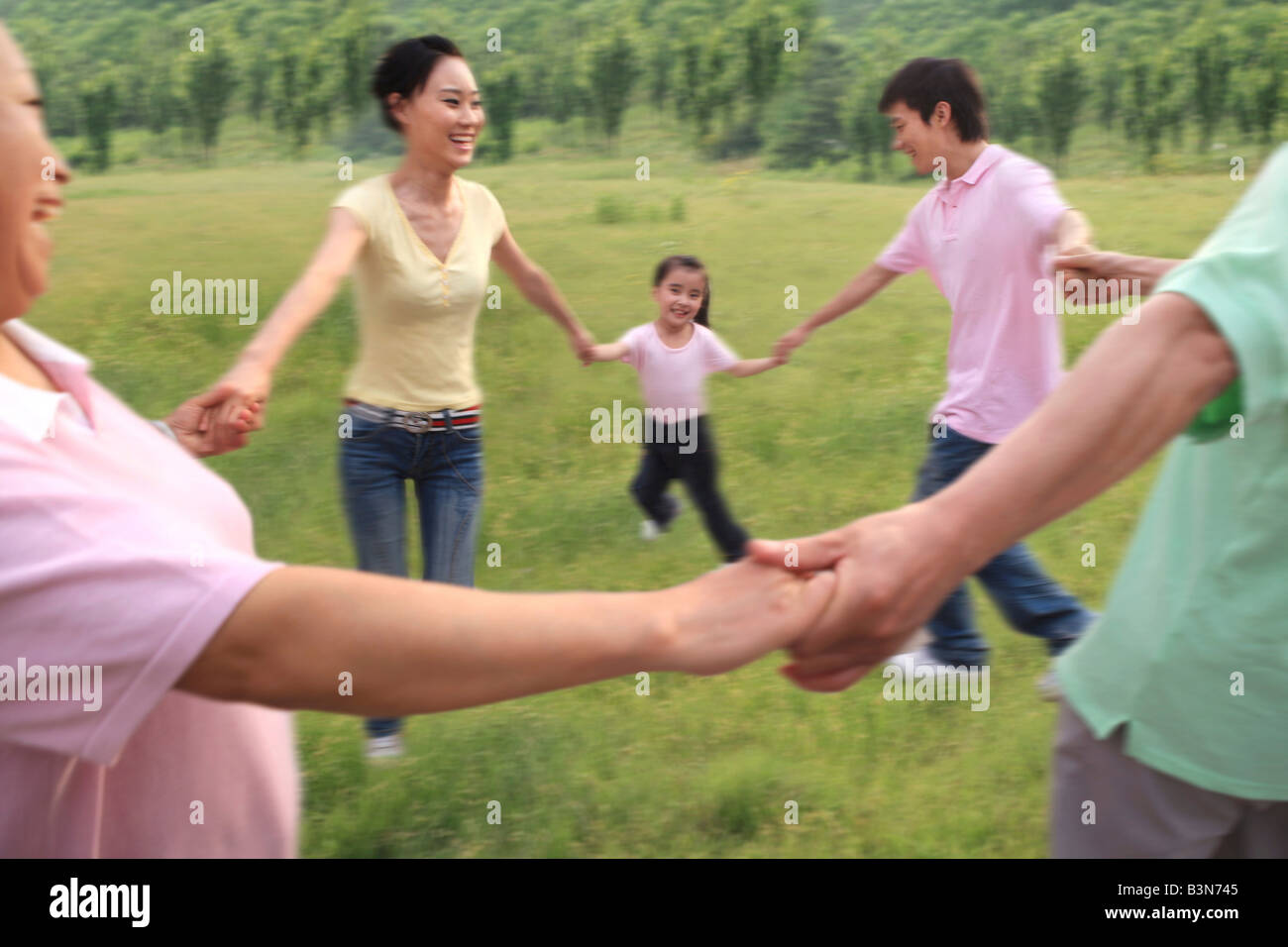 chinese families walking outdoors,beijing,china Stock Photo - Alamy