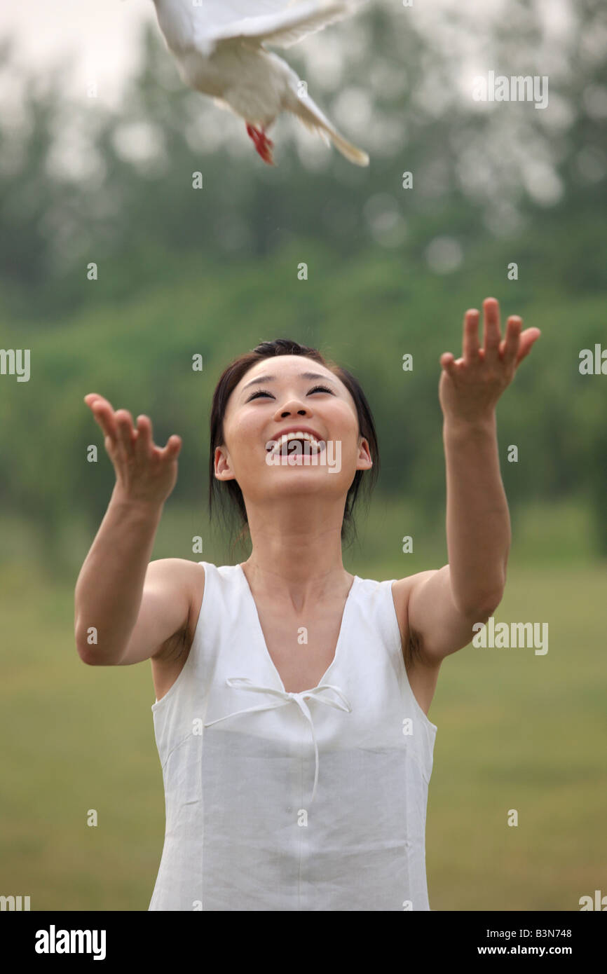 Flying pigeon china hi-res stock photography and images - Alamy