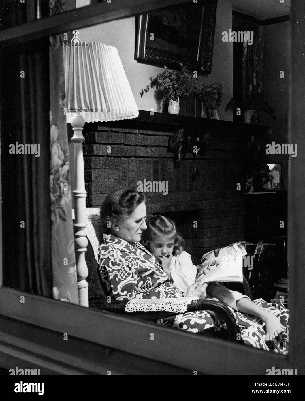 Bedtime for children Black and White Stock Photos & Images - Alamy