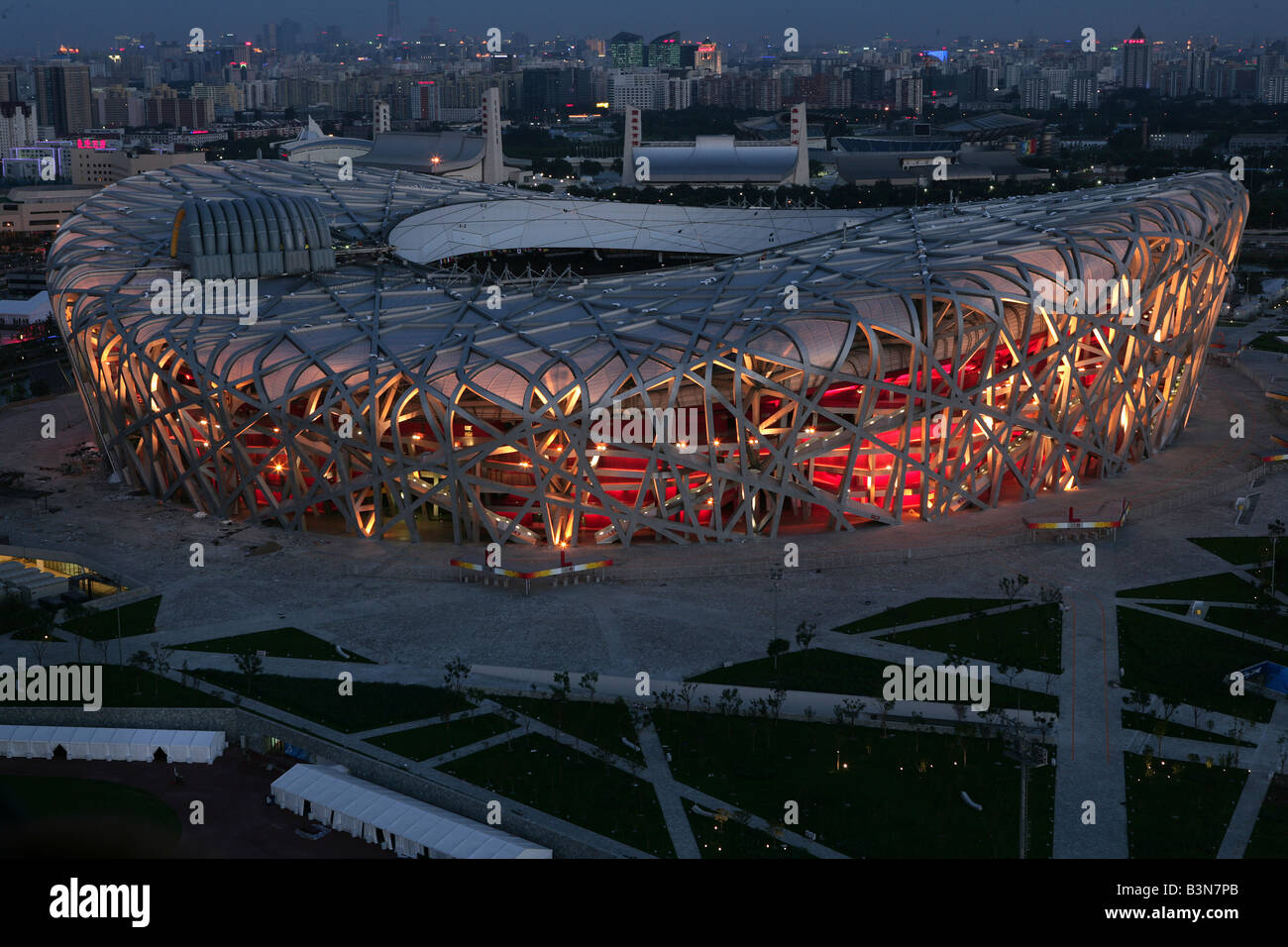 Night View Of National Stadium,Beijing,China Stock Photo - Alamy