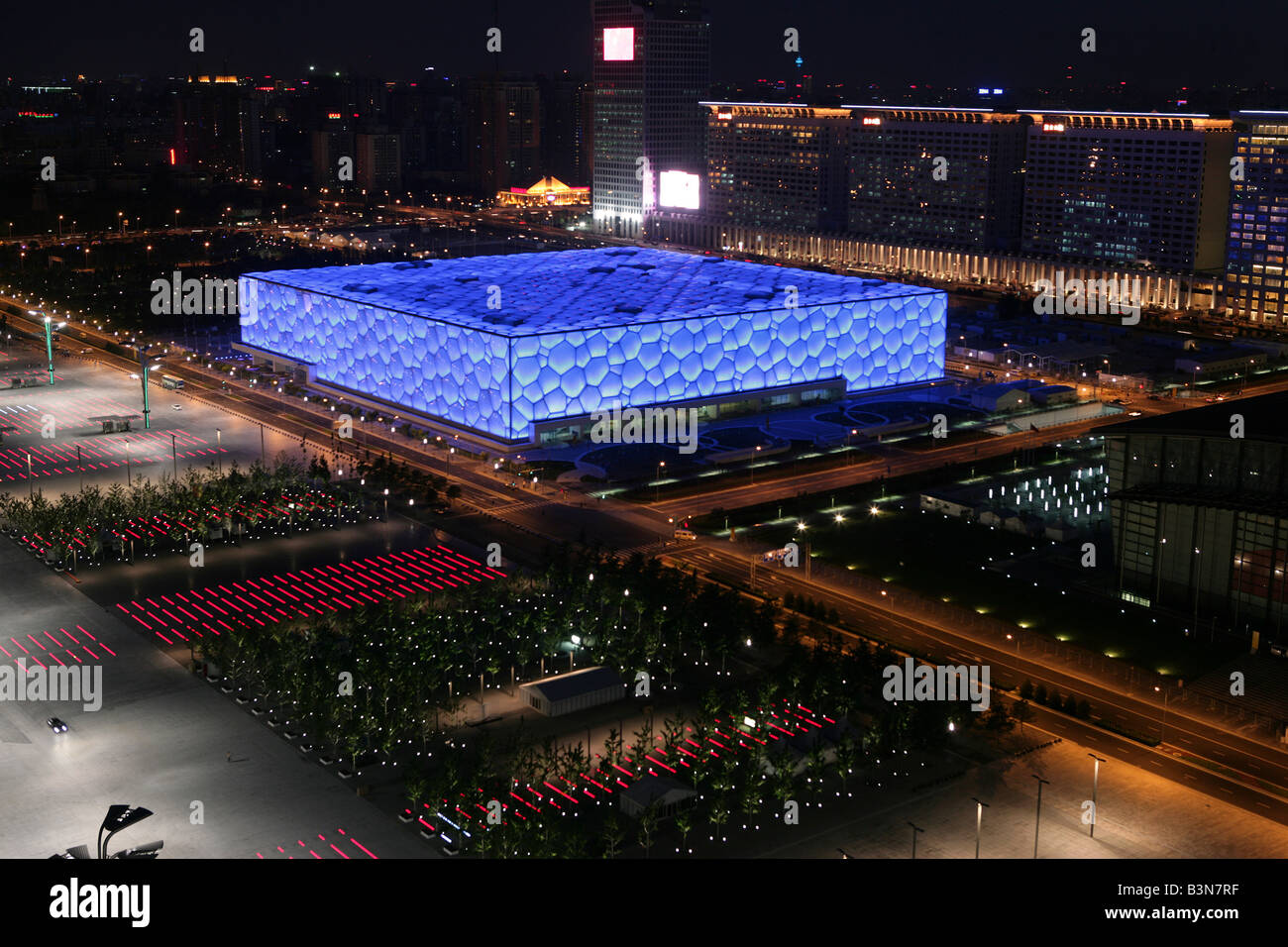 Beijing olympic stadium aerial hi-res stock photography and images - Alamy