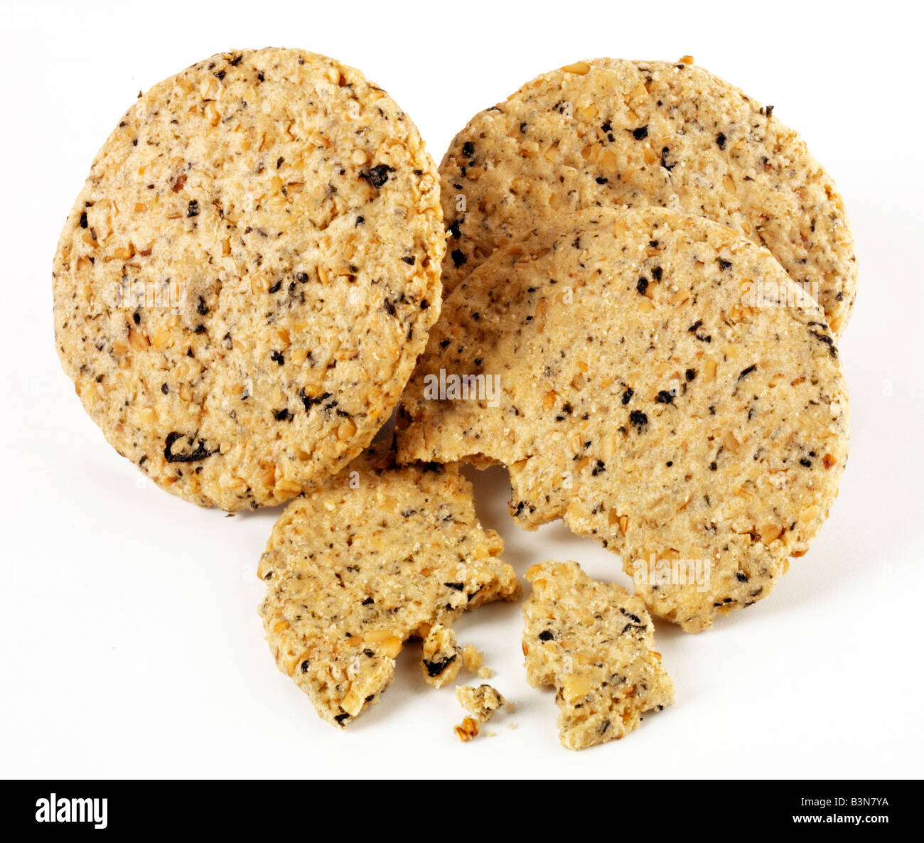 WELSH LAVA BREAD OATCAKES ON WHITE Stock Photo - Alamy
