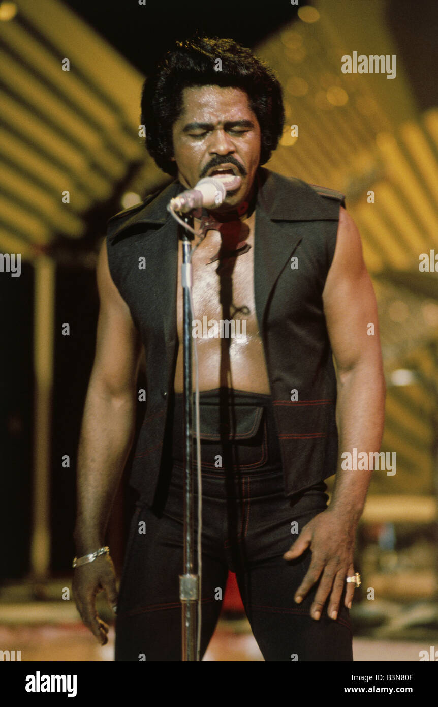 JAMES BROWN US Soul singer about 1976 Stock Photo - Alamy