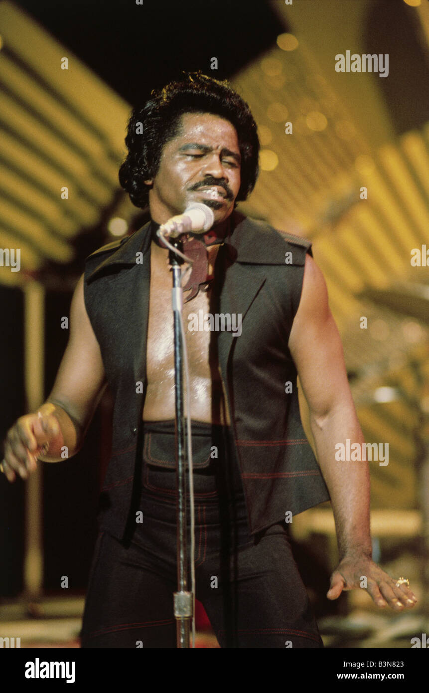 JAMES BROWN US Soul singer about 1976 Stock Photo - Alamy