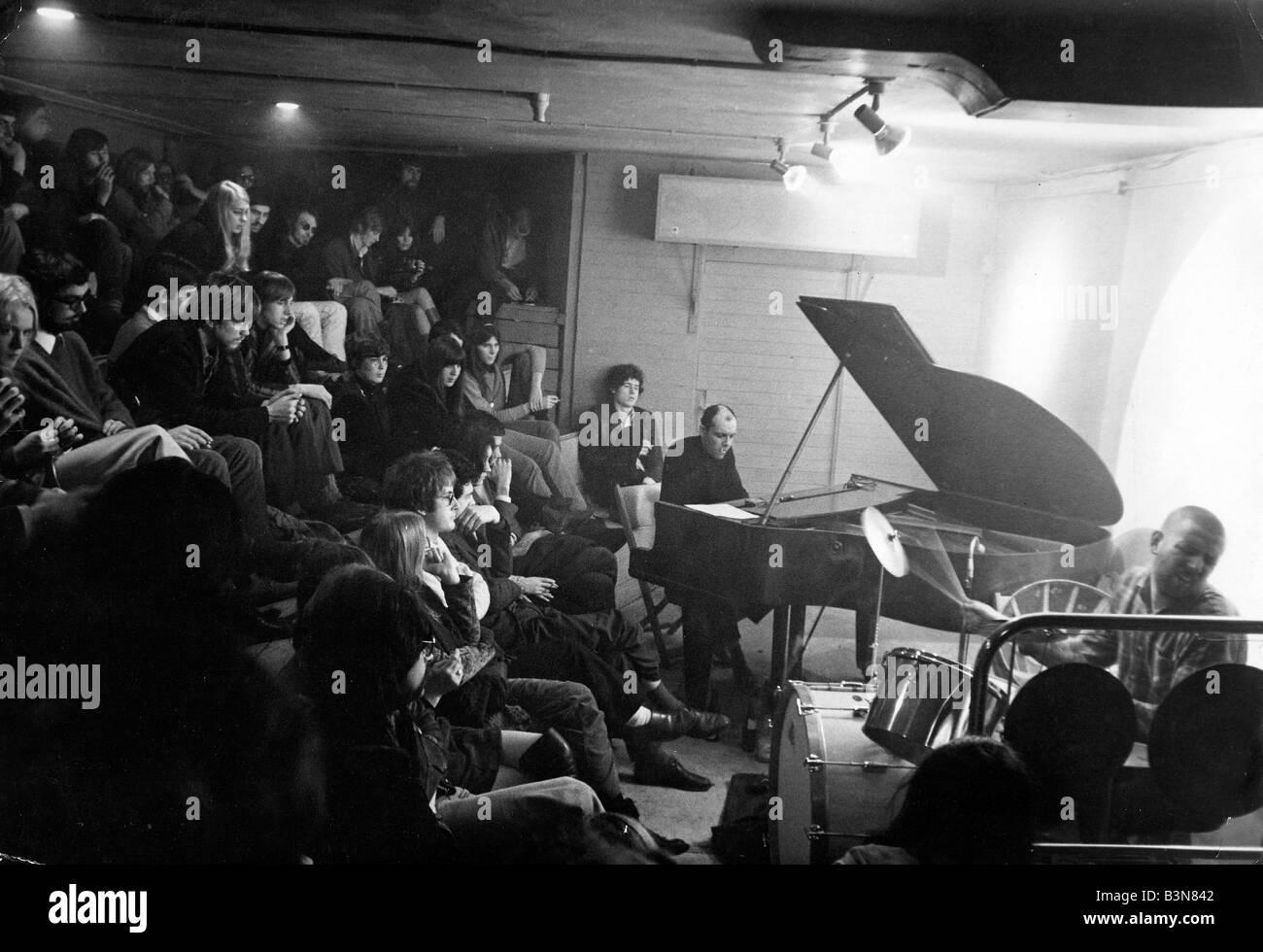 JAZZ session in the Fantasio club in Amsterdam about 1960 Stock Photo - Alamy