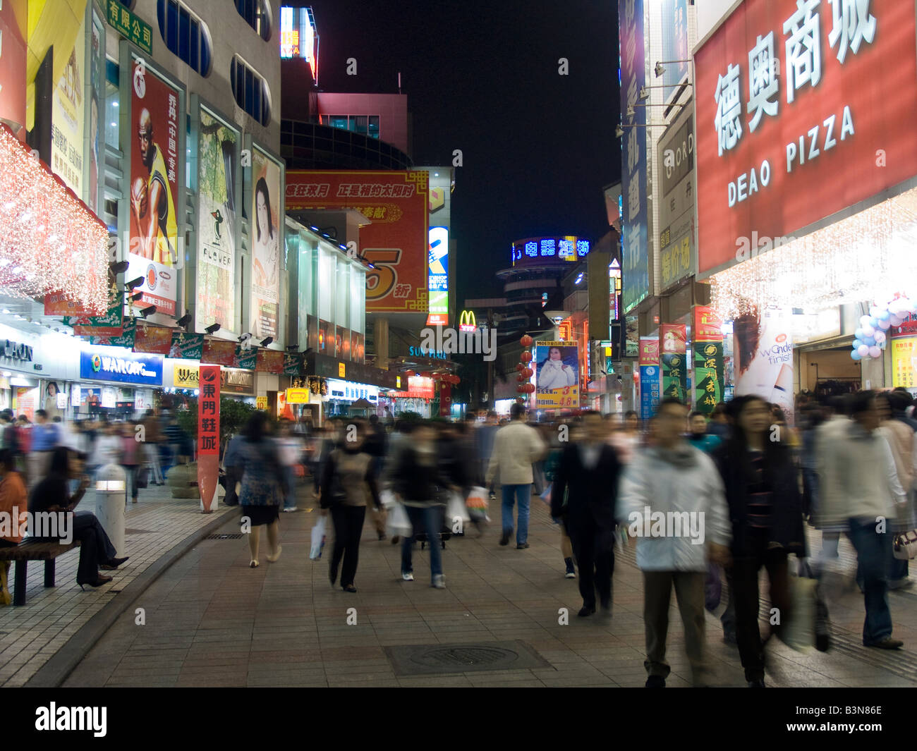 Shenzhen china walking street hi-res stock photography and images - Alamy