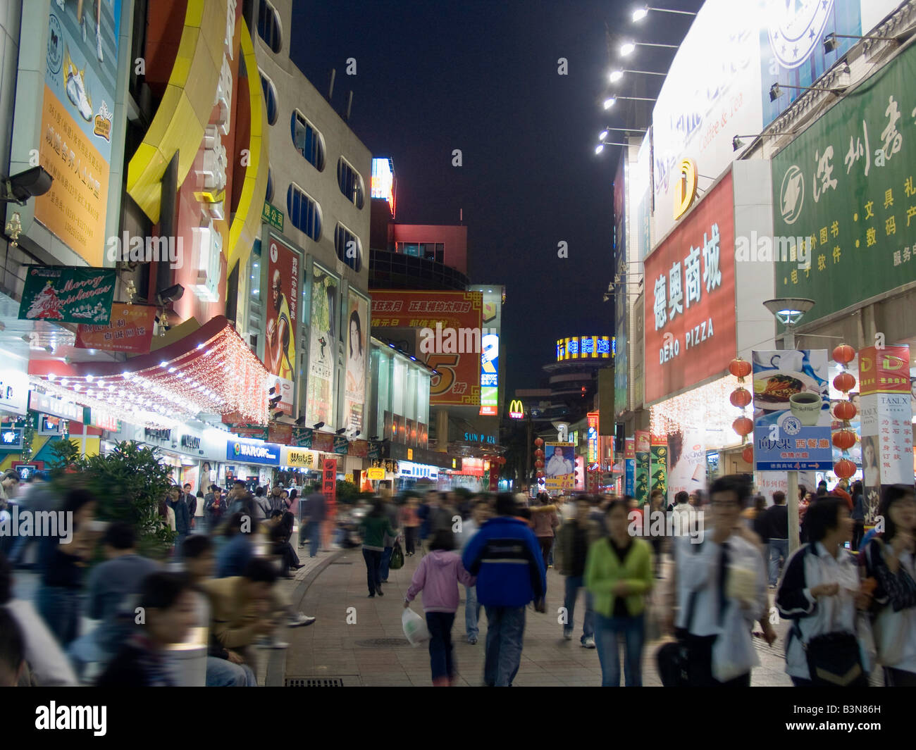 Shenzhen china walking street hi-res stock photography and images - Alamy