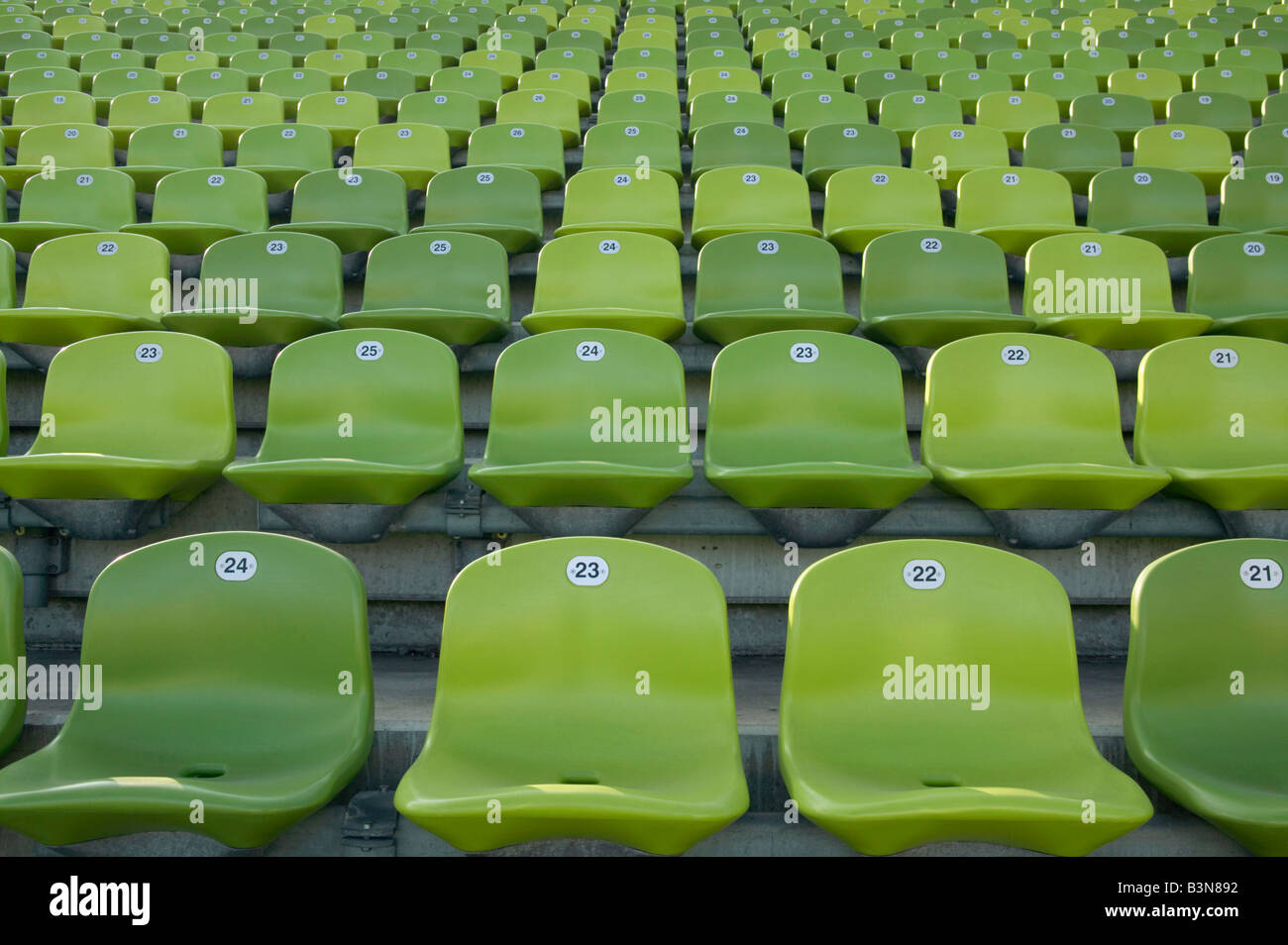 Empty stadium seats Stock Photo - Alamy