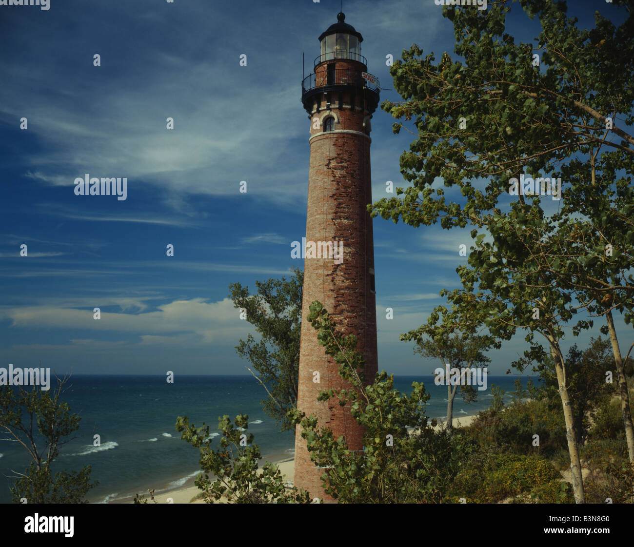 Little Sable Point Lighthouse, Michigan Stock Photo - Alamy