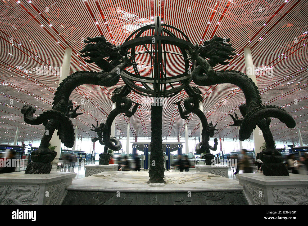 T3 new airport building,beijing,china Stock Photo - Alamy