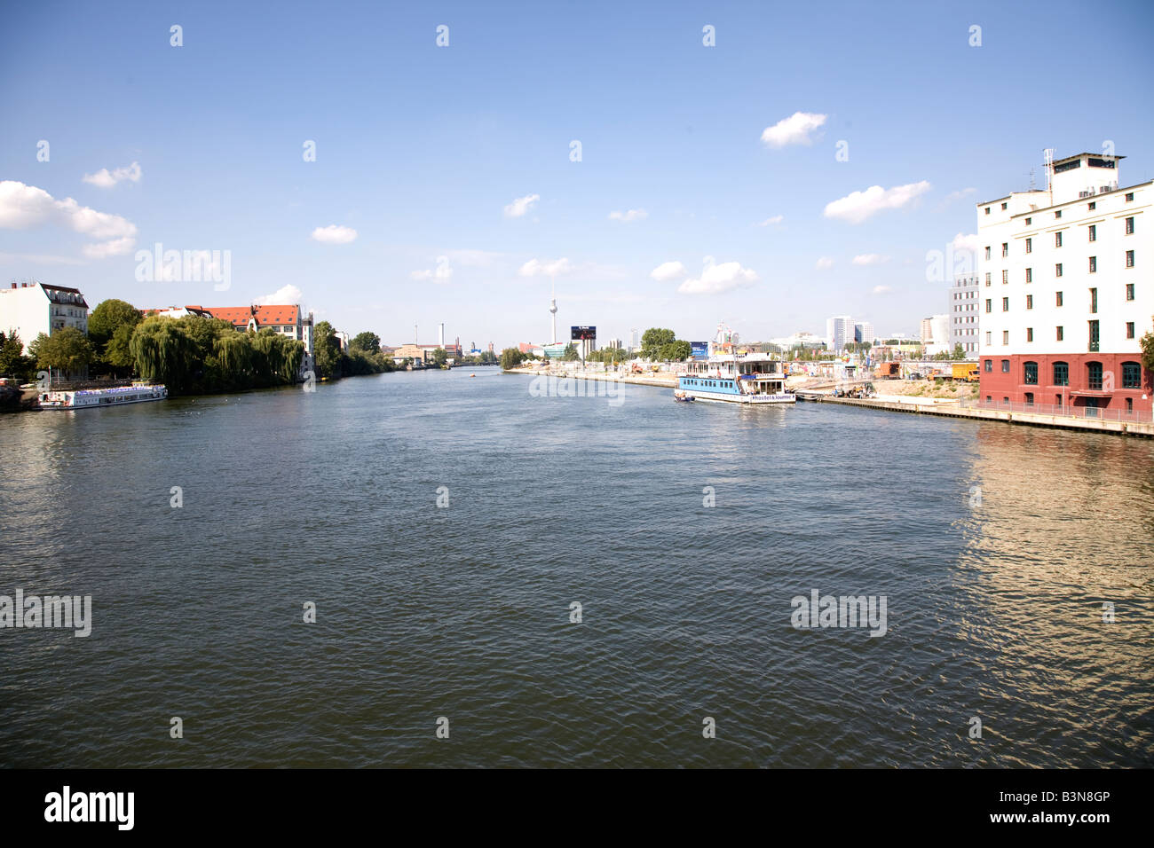 A view west down the river Spree Berlin Stock Photo - Alamy